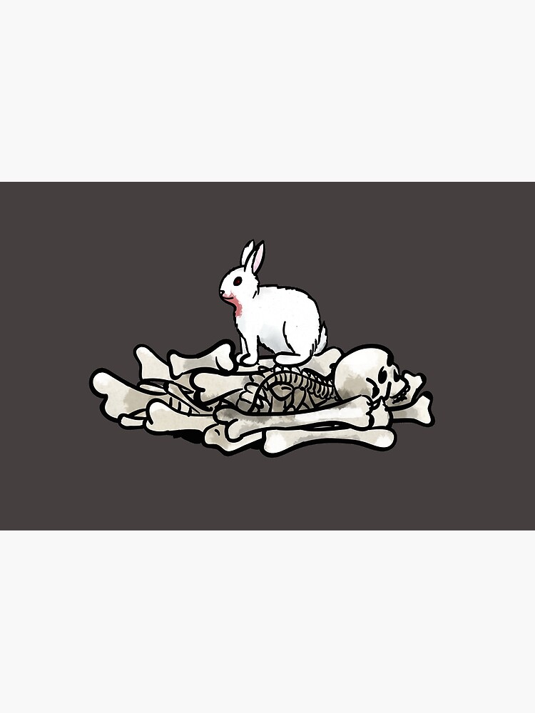 "Monty Python Killer Rabbit" Zipper Pouch for Sale by Kalepanic | Redbubble