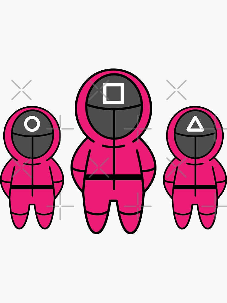 "squid game" Sticker for Sale by Aesthetic Alley | Redbubble