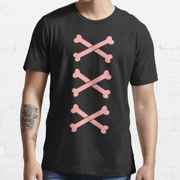 "Cute Pink Cross Bones" T-shirt for Sale by beerhamster | Redbubble ...