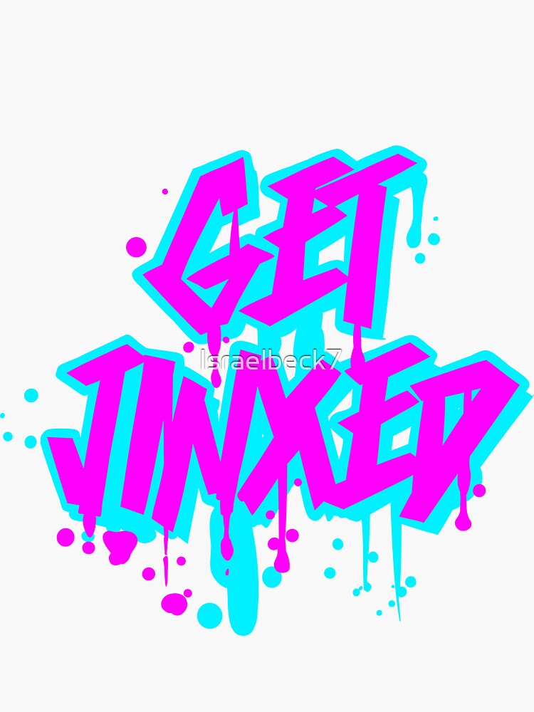 "Get Jinxed" Sticker for Sale by Israelbeck7 | Redbubble