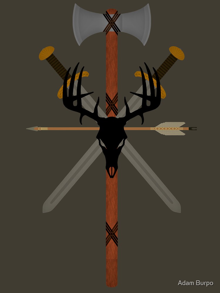 "Dark Age Weapons" T-shirt for Sale by MythicRanger36 | Redbubble ...