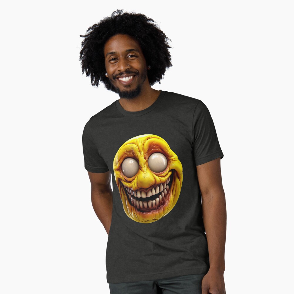 "Creepy Smile Horror Smiley Distorted Nightmare Face" Sticker for Sale ...