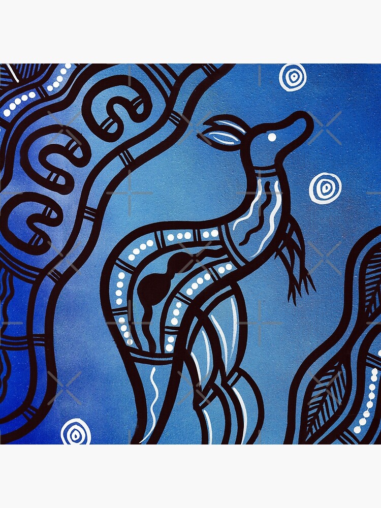 "Authentic Aboriginal Art - Kangaroo" Pillow for Sale by HogarthArts ...
