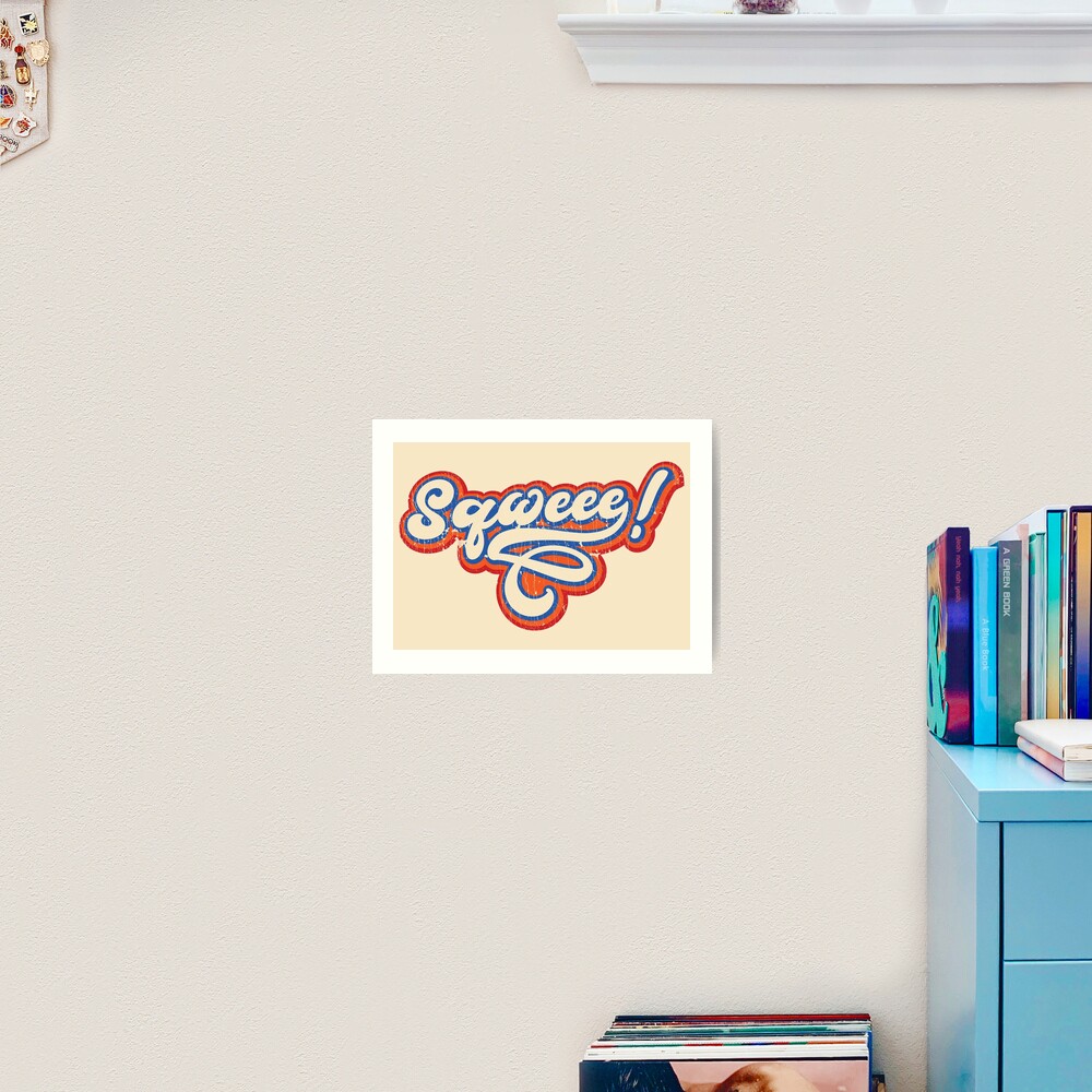 "Sqweee!" Art Print by dangwaffle | Redbubble