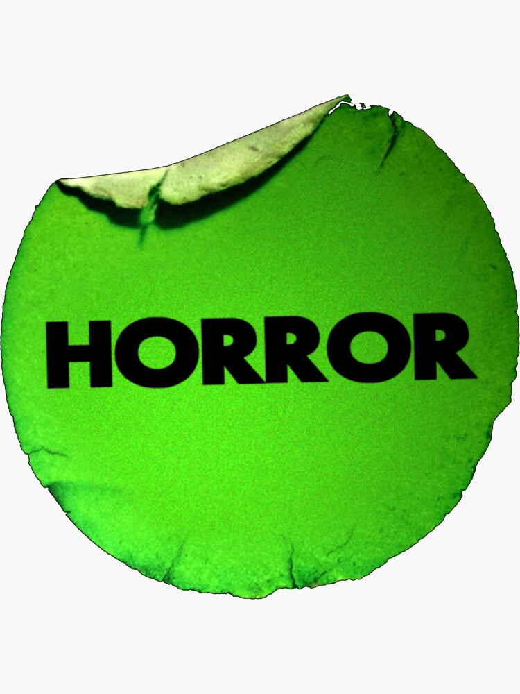 "Horror Movie VHS Label" Sticker for Sale by miahallsman | Redbubble
