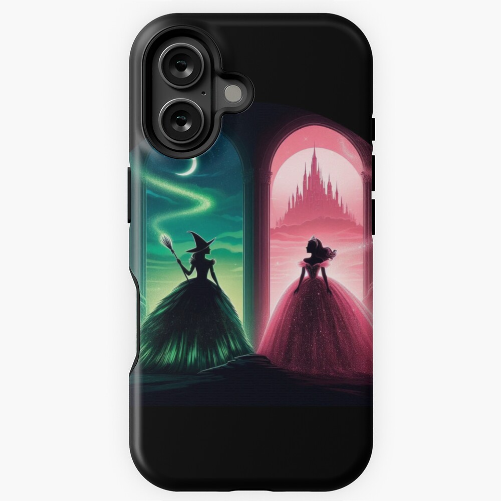 "Elphaba & Glinda Wicked the Musical Defying Gravity" Sticker for Sale ...