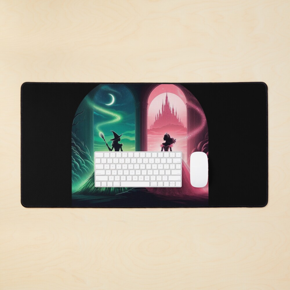 "Elphaba & Glinda Wicked the Musical Defying Gravity" Sticker for Sale ...