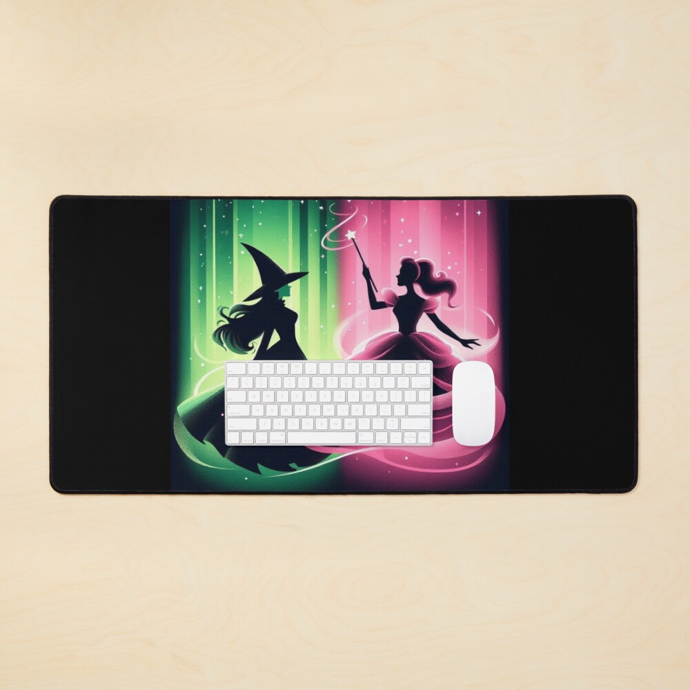 "Elphaba & Glinda Wicked the Musical Defying Gravity" Art Print for ...