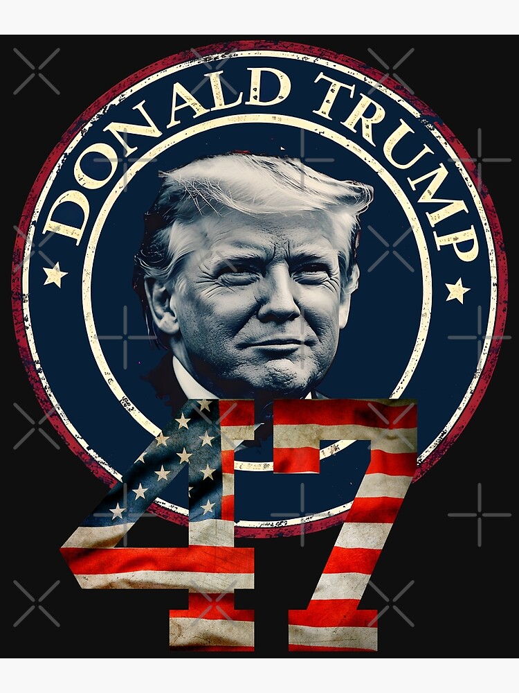 " Donald Trump Inauguration Day 2025 January 20 47th president" Poster ...