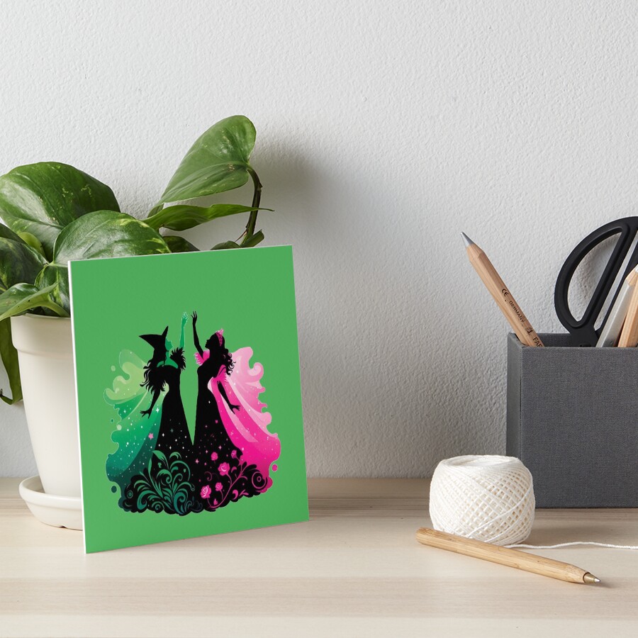 "Elphaba & Glinda Wicked the Musical No Background" Poster for Sale by ...