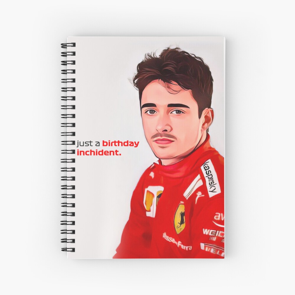 "Charles Leclerc F1 Inspired Birthday Greeting Card 'Just a Racing ...
