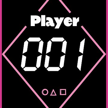 "SQUID GAME, Player, number, 001. The Front Man. Squid Game Symbols ...
