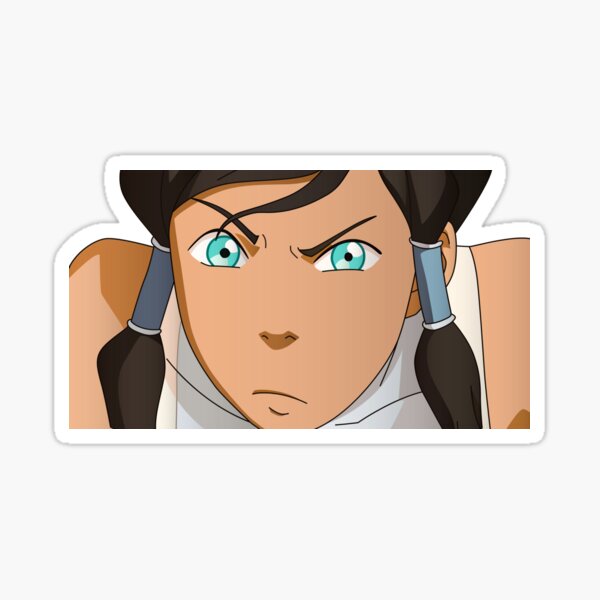"The Legend of Korra Avatar Korra Very Angry" Sticker for Sale by ...