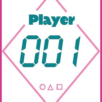 "SQUID GAME, Player, number, 001. The Front Man. Squid Game Symbols ...