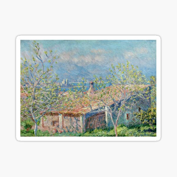 "Gardener's House at Antibes" Sticker for Sale by chillchar1234 | Redbubble