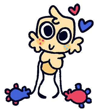 "Dandy's World Goob Sticker" Sticker for Sale by iamvog | Redbubble