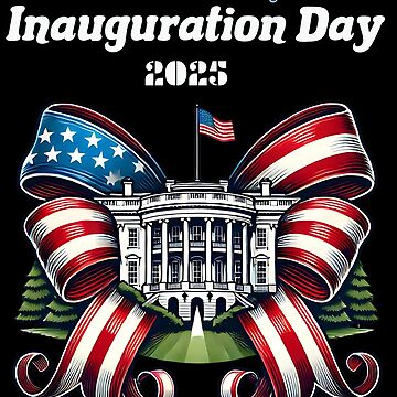 "Inauguration Day 2025, bow, coquette, american flag, new president ...