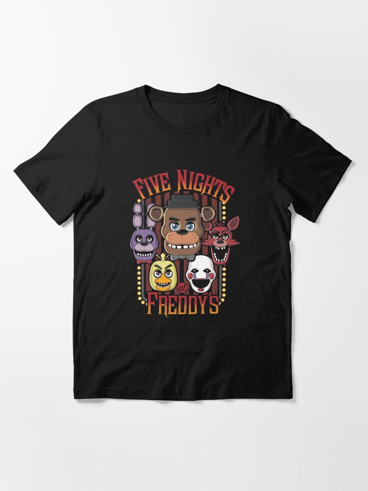 "Five Nights At Freddy's Pizzeria Multi-Character" T-shirt for Sale by ...