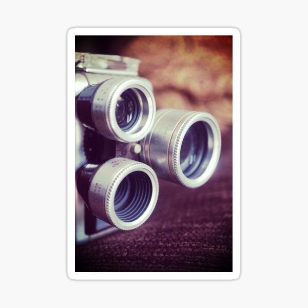 "Vintage movie camera" Sticker for Sale by vectorwebstore | Redbubble