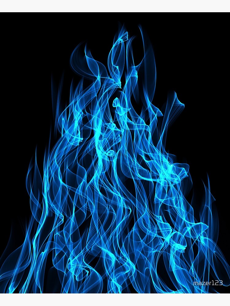 "blue flame" Sticker for Sale by mazer123 | Redbubble