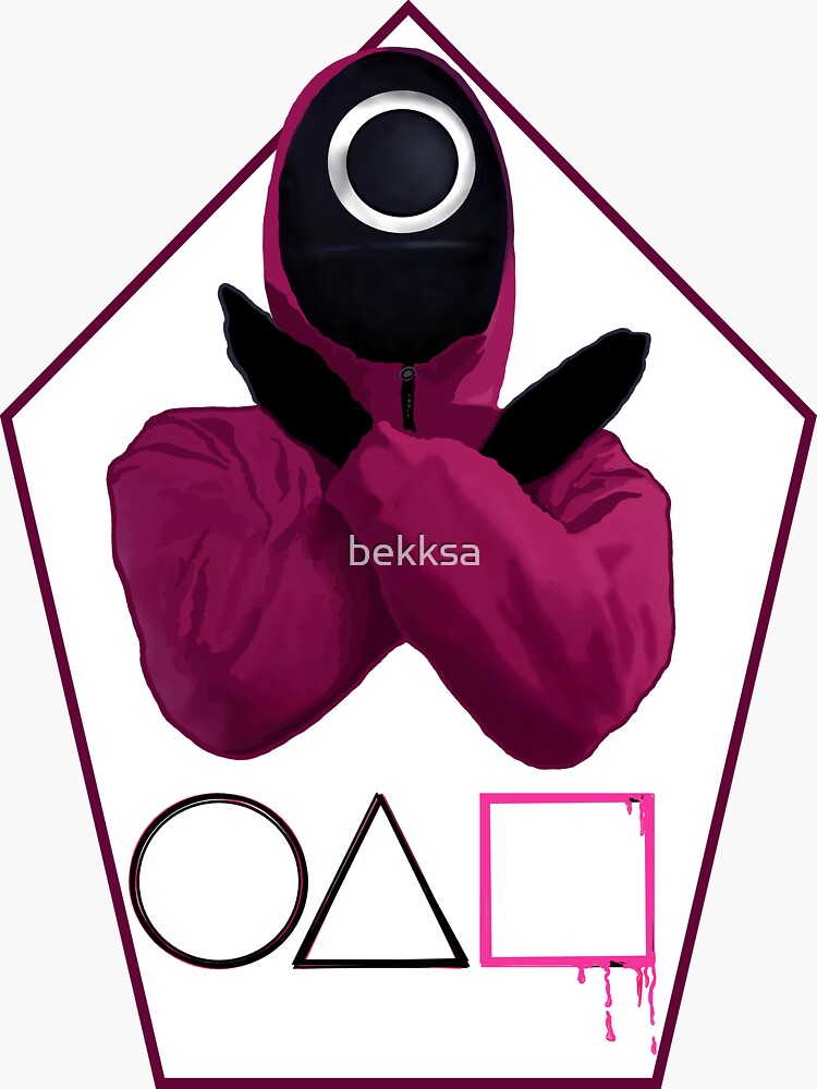 "SQUID GAME, Workers. Squid Game Symbols. Circle, triangle, square ...