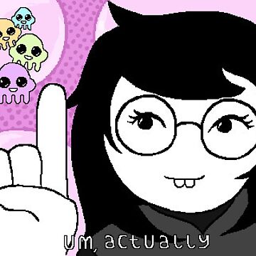 "Homestuck Jade Harley Um Actually" Sticker for Sale by BryannaMoon ...