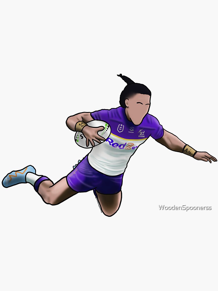 "SUA FAALOGO MELBOURNE STORM NRL RUGBY LEAGUE" Sticker for Sale by ...