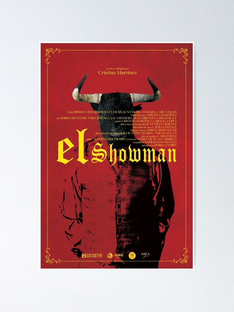 "El Showman, Spanish Vintage Movie Poster" Poster for Sale by kerims ...