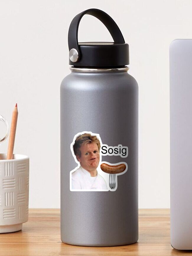 "gordon ramsay sosig" Sticker for Sale by GingeSwagTia | Redbubble