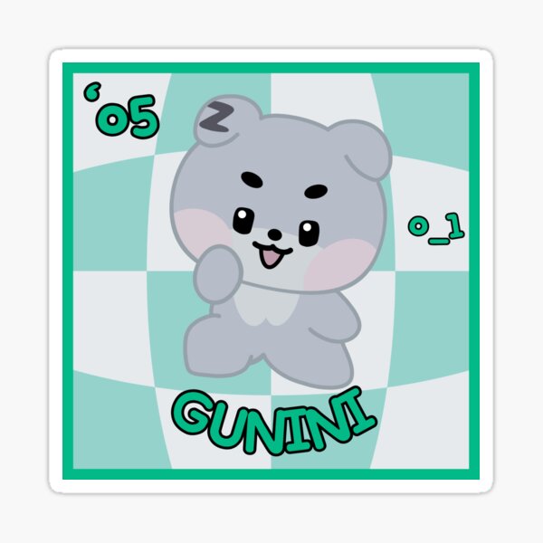 "ZEROBASEONE | GUNINI (PARK GUNWOOK) " Sticker for Sale by HallyuHues ...