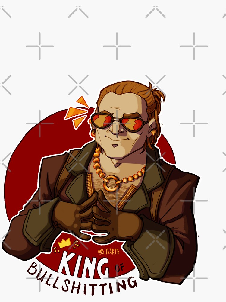 "DA2 - Varric" Sticker for Sale by Steve Stivaktis | Redbubble