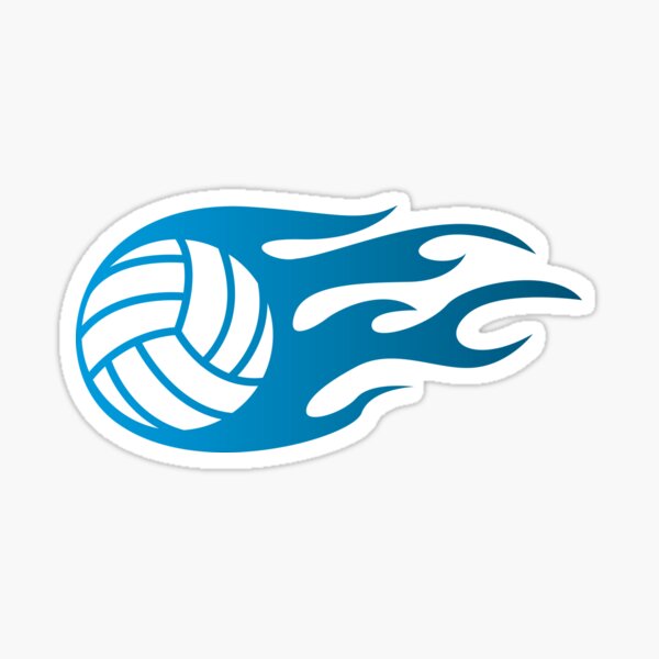 "Volleyball I" Sticker by lemon-pepper | Redbubble
