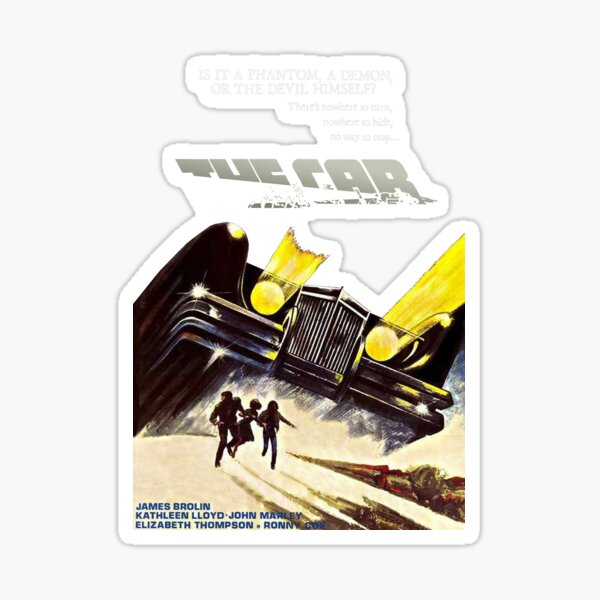 "THE CAR" Sticker by ThrowbackMotors | Redbubble