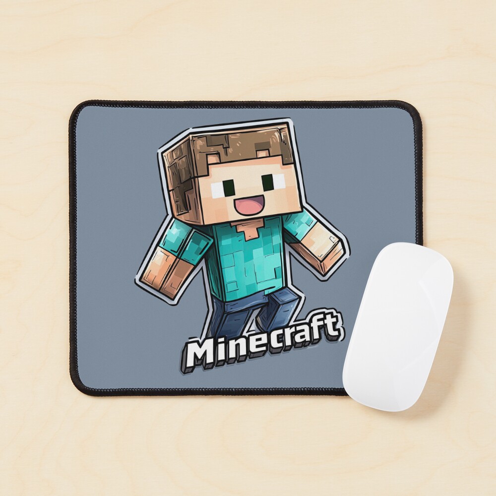 "Fun Minecraft Character Graphic - Cute and Humorous Design" Sticker ...