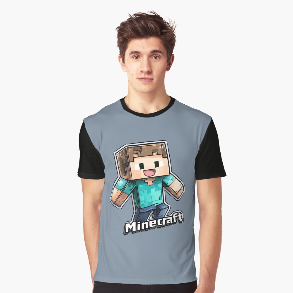 "Fun Minecraft Character Graphic - Cute and Humorous Design" Sticker ...