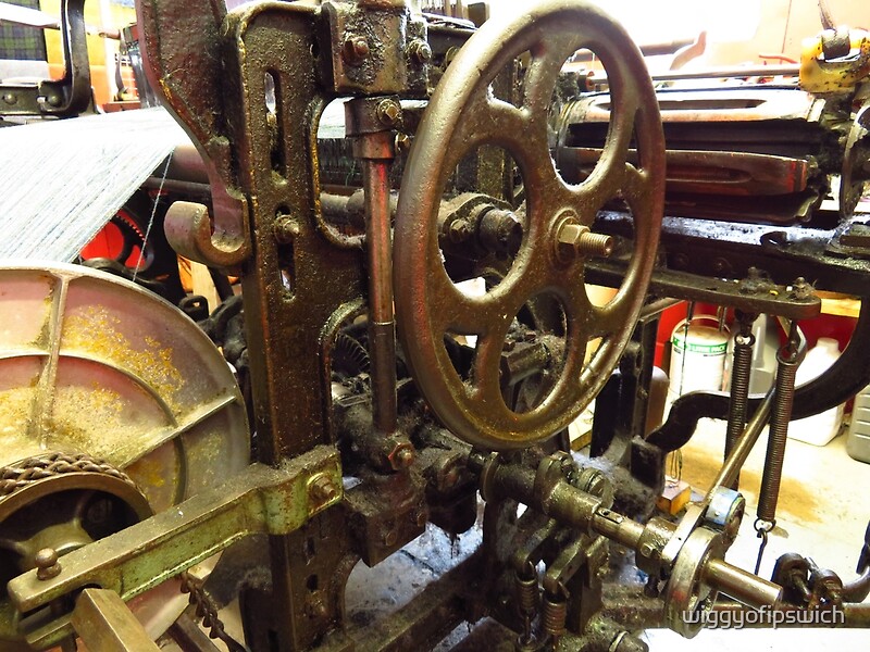 "1950's Hattersley Single Width Loom" by wiggyofipswich | Redbubble