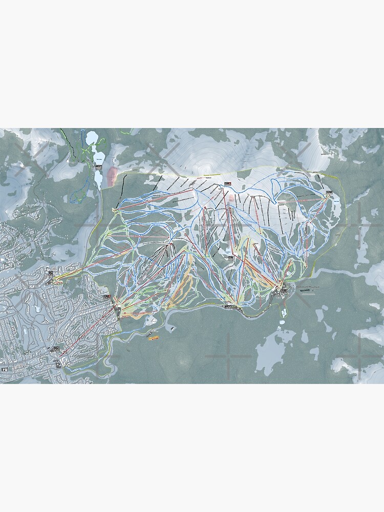 Mammoth Mountain Ski Trail Map