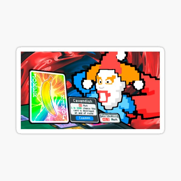"Cavendish (Polychrome) - Balatro" Sticker for Sale by Tri-Stain ...