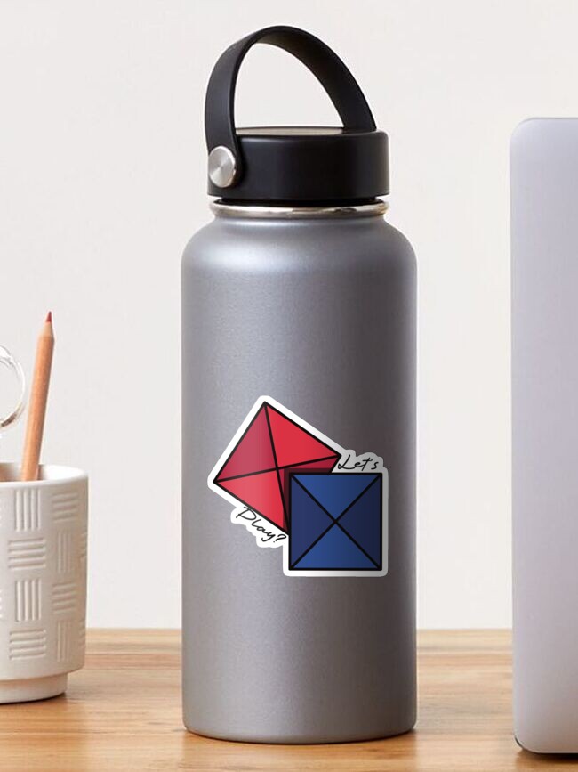 "Squid Game - Ddakji Cards" Sticker for Sale by Becky-Poppins | Redbubble