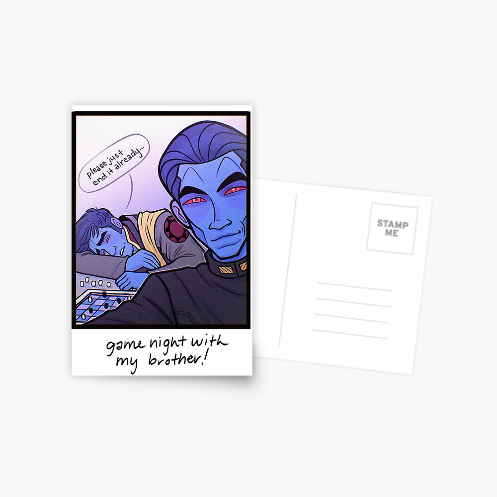 "Thrawn and Thrass Boardgame Night" Sticker for Sale by senderloosart ...