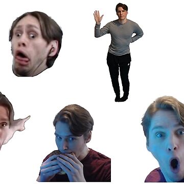 "Jerma sticker pack" Sticker for Sale by GingeSwagTia | Redbubble