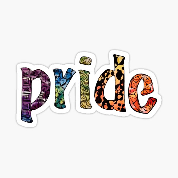 "Pride" Sticker for Sale by mikilevran | Redbubble