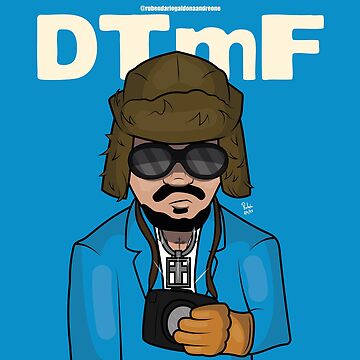"DTmF - Bad Bunny" Sticker by RubenGaldona | Redbubble