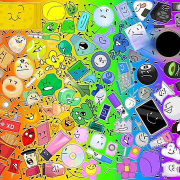 "BFDI group in rainbow sky 2021" Poster for Sale by EmptyAetherRB ...