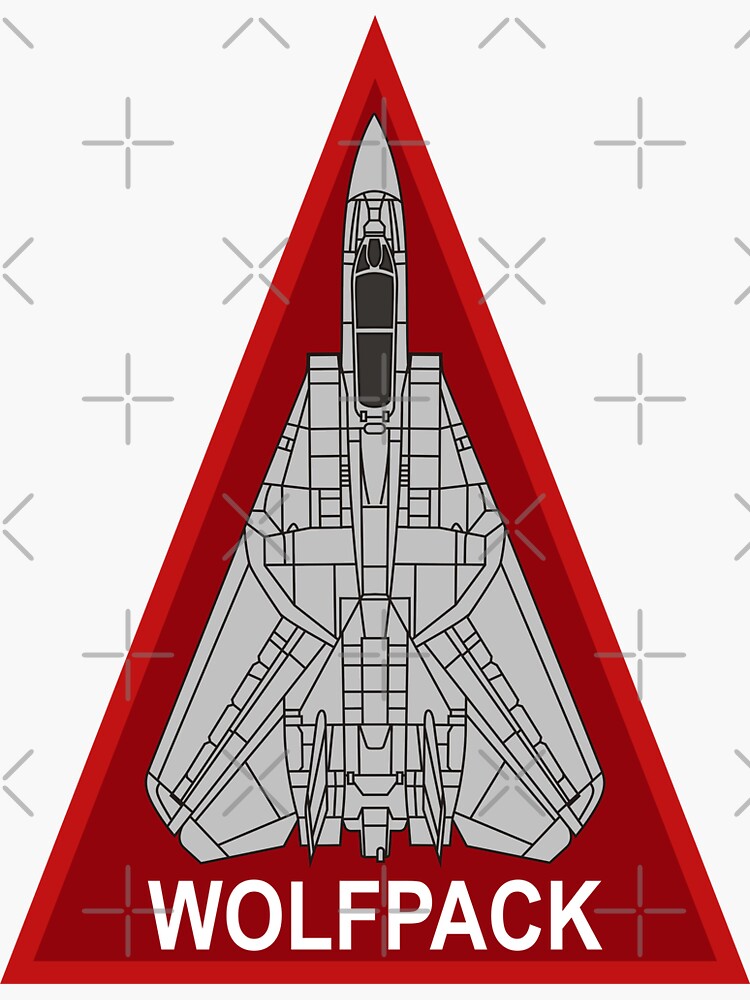 "Tomcat VF-1 Wolfpack" Sticker for Sale by MBK13 | Redbubble