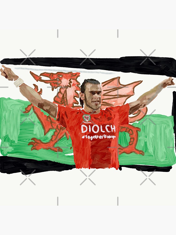 "Bale" Sticker for Sale by Hywel Edwards | Redbubble