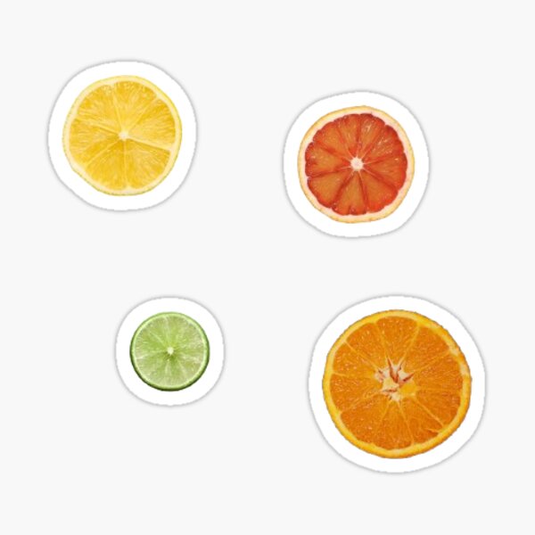 "citrus stickers !" Sticker for Sale by spoiledchaii | Redbubble