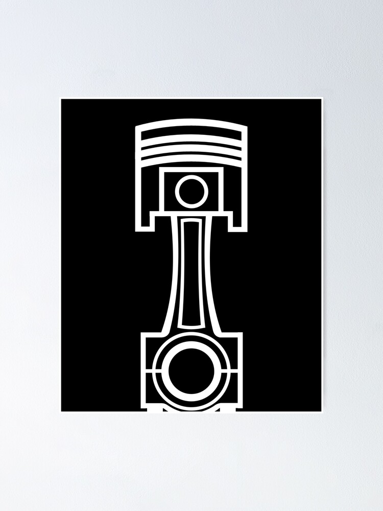 "Engine Piston Auto Mechanic Biker" Poster for Sale by ThreadsNouveau ...