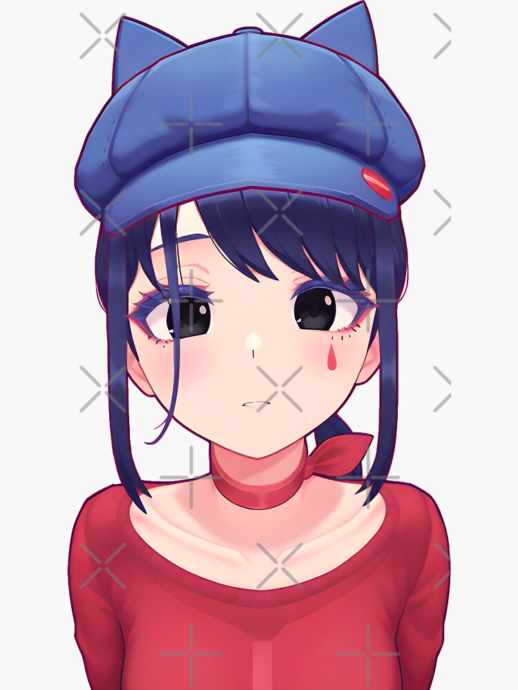 "Mita Cappie MiSide Game Sticker Fan Kool Mita Shirt" Sticker for Sale ...