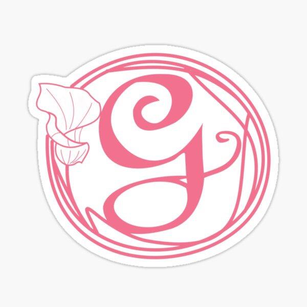 "Glinda G Logo Wicked Pink" Sticker for Sale by communismustard | Redbubble